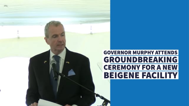 Governor Murphy Attends Groundbreaking Ceremony for a New BeiGene ...