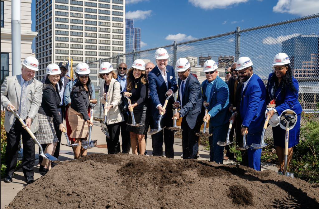 Groundbreaking For New Pedestrian Bridge Linking Newark Penn to ...