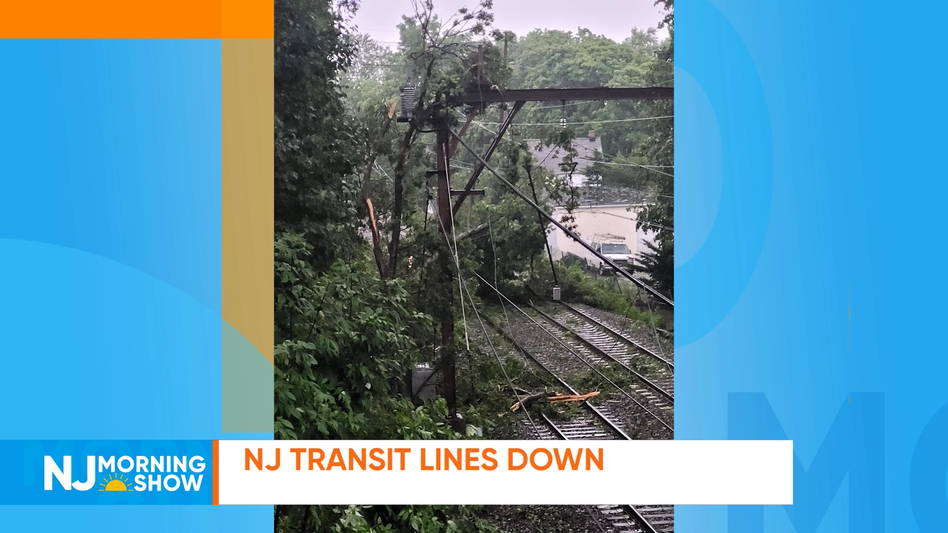 NJ Transit Lines Down - On New Jersey
